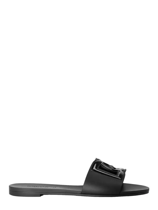 Dolce & Gabbana Slide Sandals - Black