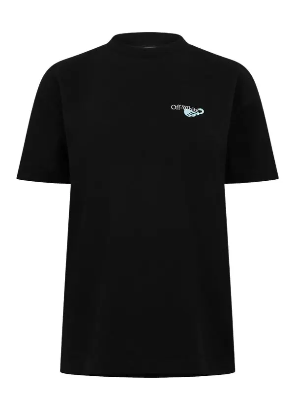 Off-White Soft Life Printed T-shirt - Black