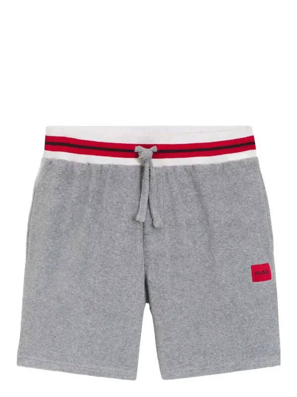 Hugo Boss Jaxon Shorts With Contrast Trim - Gray