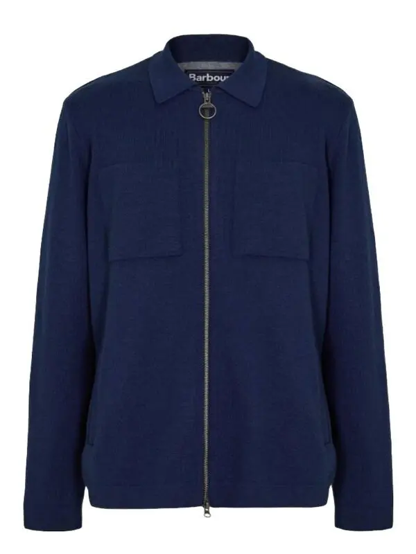 Barbour Long-sleeved Zip-up Jacket - Black