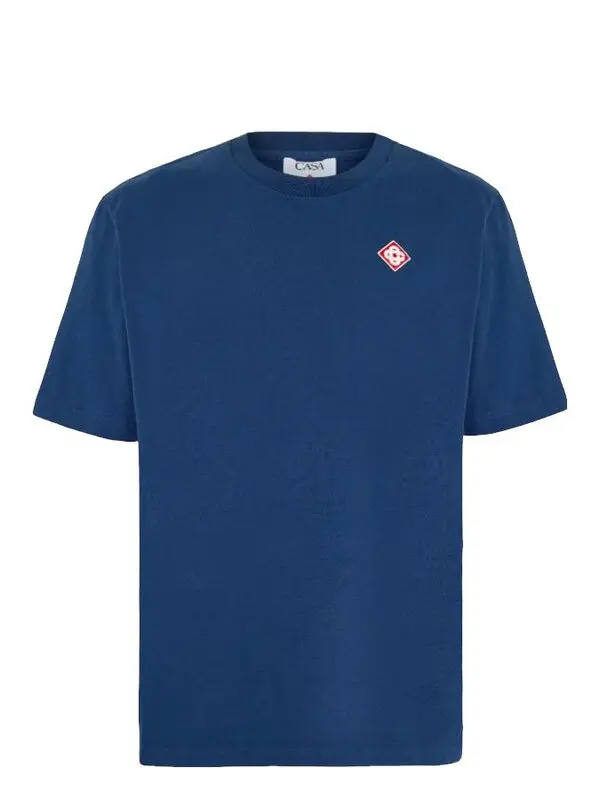 Casablanca Classic Logo T-shirt - Navy