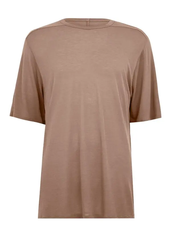 Rick Owens Logo Short-sleeved T-shirt - Brown