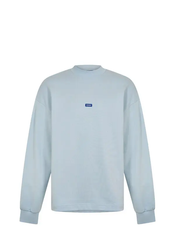 Hugo Boss Relaxed Fit Crew Sweatshirt - Blue