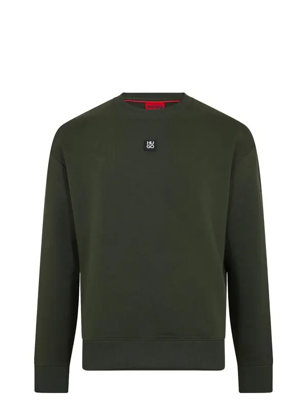 Hugo Boss Crewneck Sweatshirt With Logo Detail - Black
