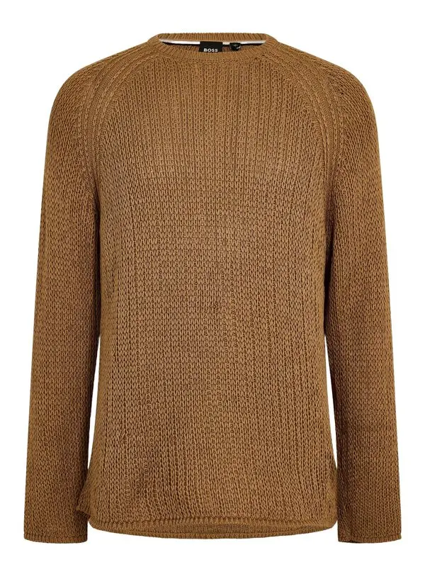 Hugo Boss Knitted Top - Brown