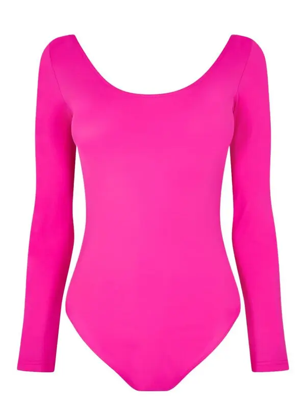 Balenciaga Long Sleeve Bodysuit - Pink