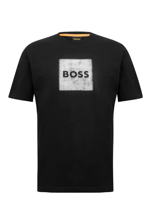 Hugo Boss Logo Crew-neck T-shirt - Black