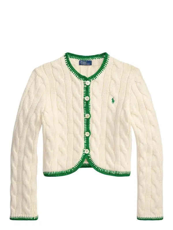 Polo Ralph Lauren Color-blocked Knit Cardigan - No