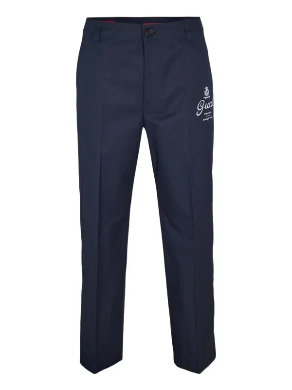 Gucci Twill Trousers - Black