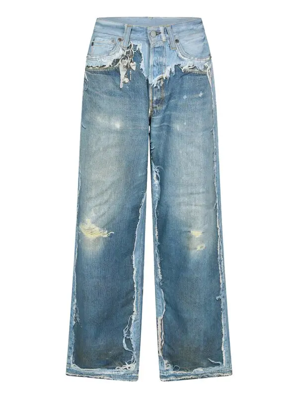 Acne Studios Loose Straight Jeans - Blue