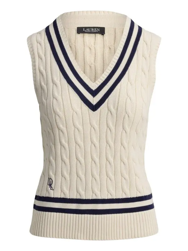 Ralph Lauren Knitted V-neck Vest - No