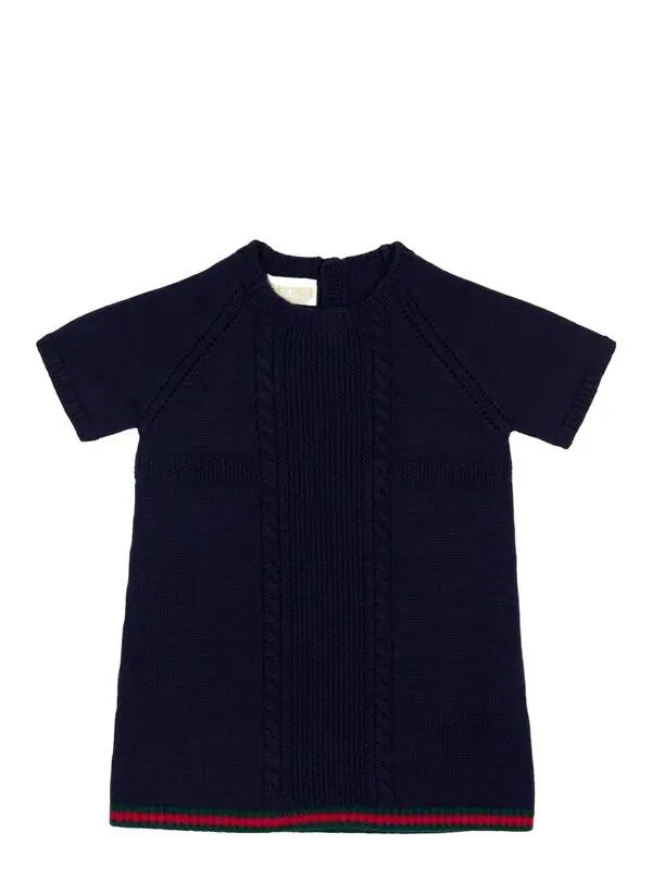 Gucci Knitted Jumper Dress - Black