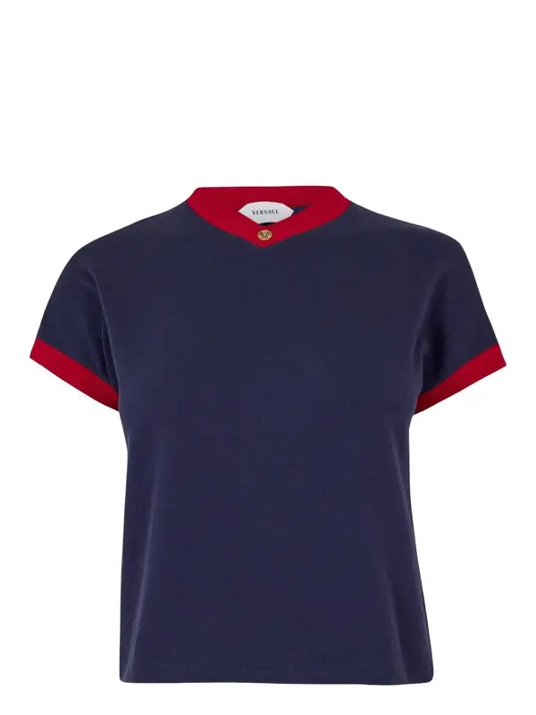 Versace Logo T-shirt - Blue