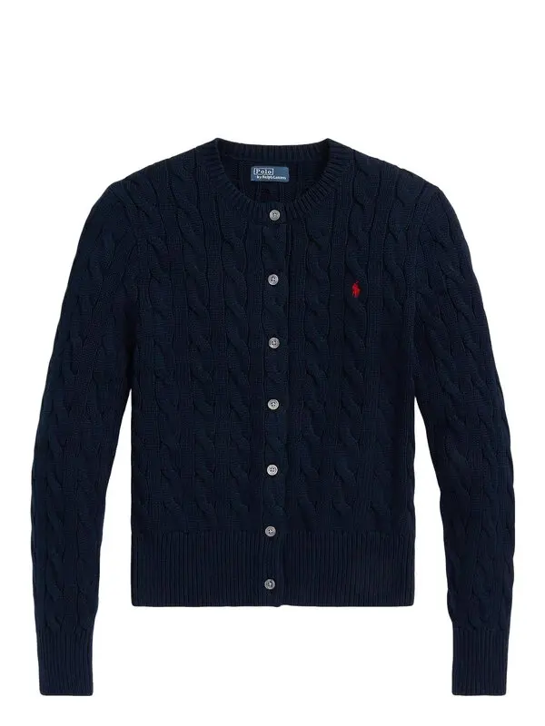 Polo Ralph Lauren Crewneck Cardigan - Black