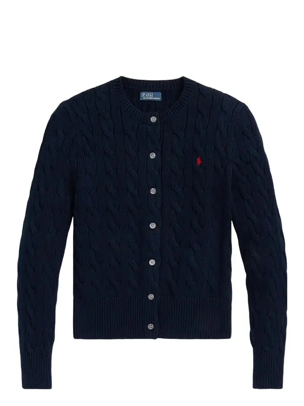 Polo Ralph Lauren Crewneck Cardigan - Black