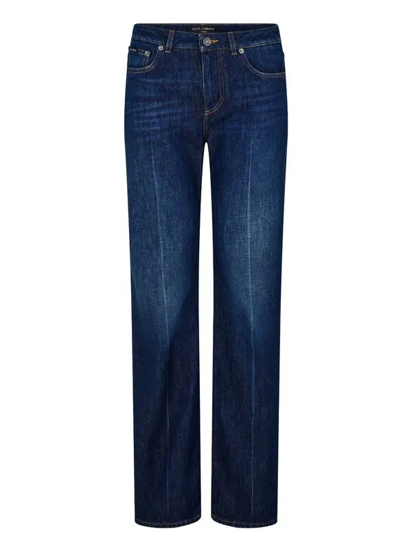 Dolce & Gabbana Straight-leg Jeans - Black