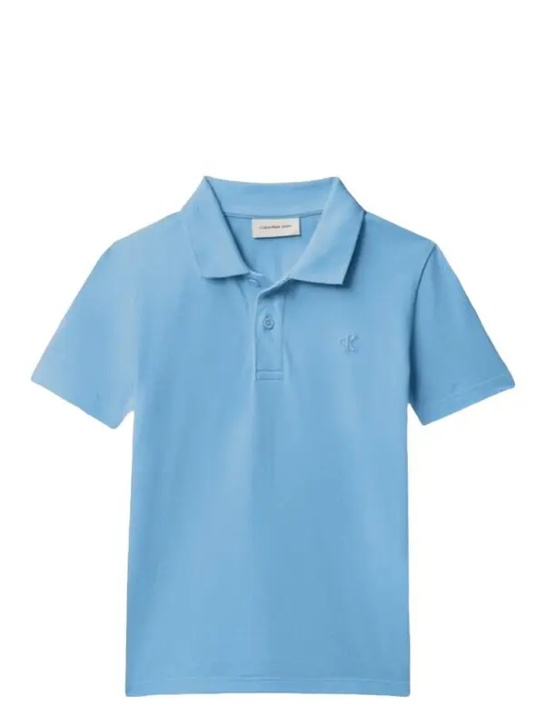 Calvin Klein Solid Polo Jn63 - Blue