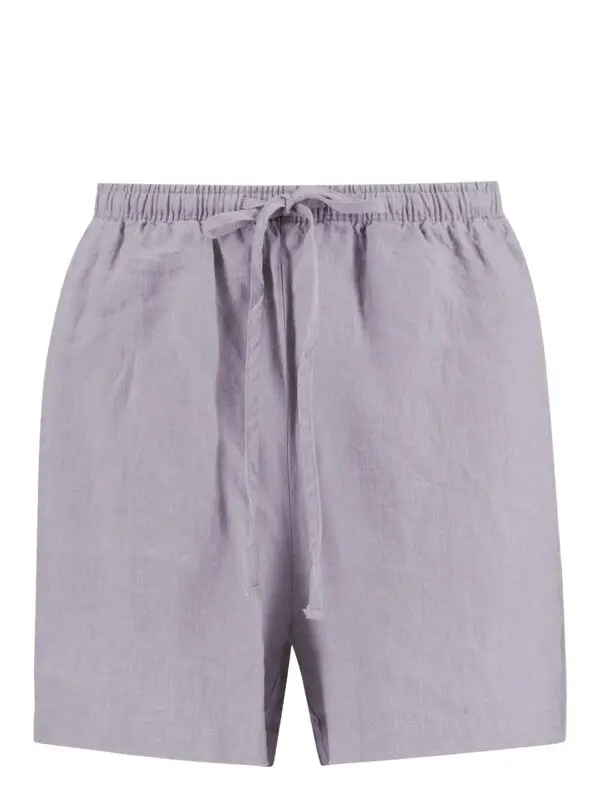 Barbour Twill Cotton Shorts - Gray