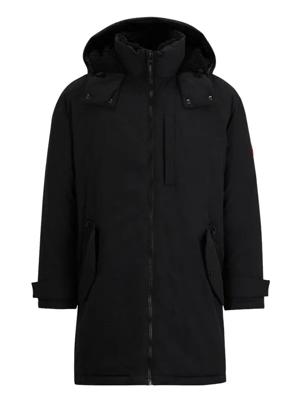 Hugo Boss Medium To Long Down Jacket - Black