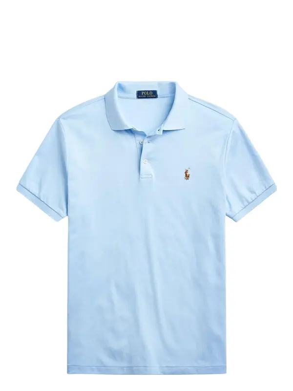 Polo Ralph Lauren Logo Short Sleeve Polo Shirt - Blue