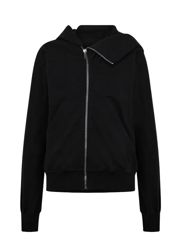 Rick Owens Zippered Hoodie - Black