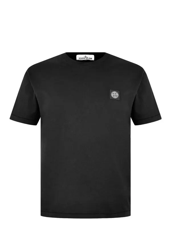 Stone Island Logo Patch T-shirt - Black