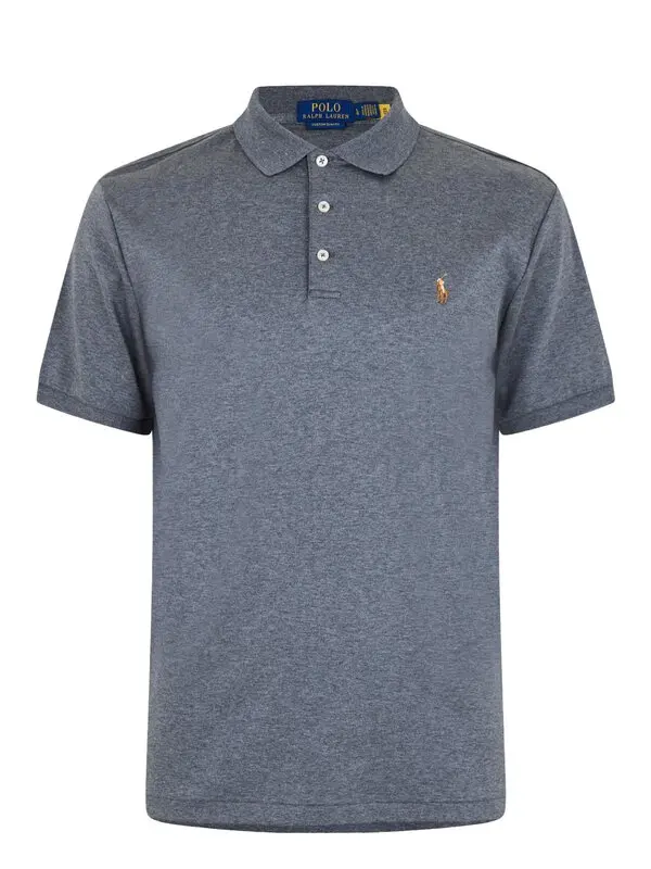 Polo Ralph Lauren Logo Short Sleeve Polo Shirt - Gray