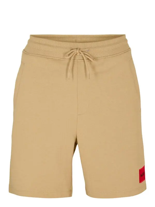 Hugo Boss Jogger Fleece Shorts - Nude