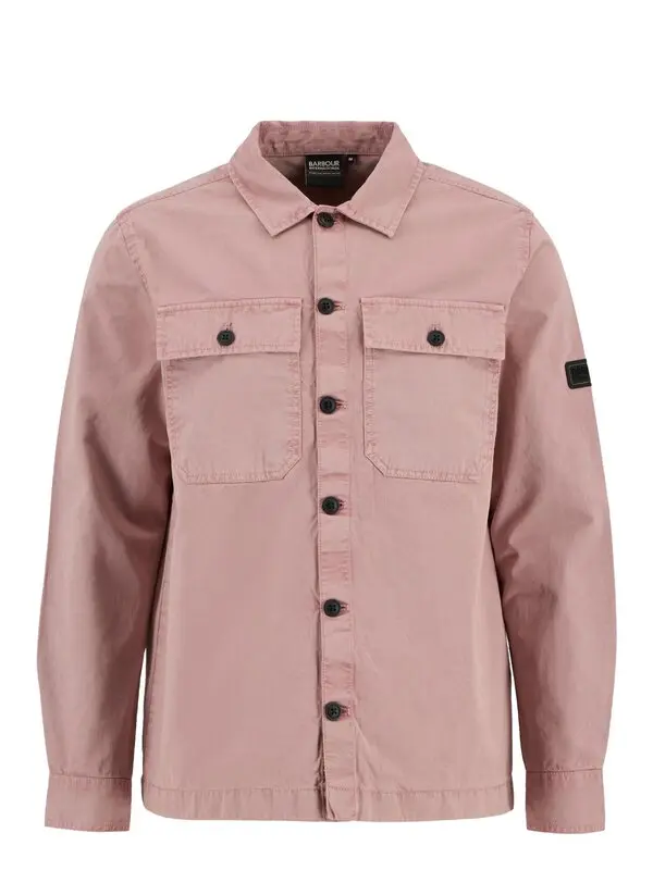 Barbour Button-down Shirt Jacket - Nude
