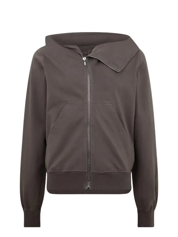Rick Owens Zippered Hoodie - Black