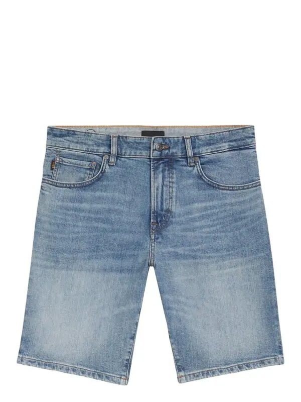 Hugo Boss Boss Denim Blue Shorts - Gray