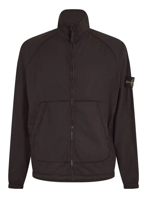 Stone Island Zip-up Casual Jacket - Black