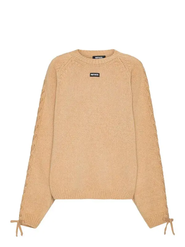 ROTATE BY BIRGER CHRISTENSEN Logo Detail Knit Top - No