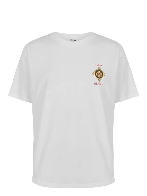 Casablanca Printed T-shirt - White
