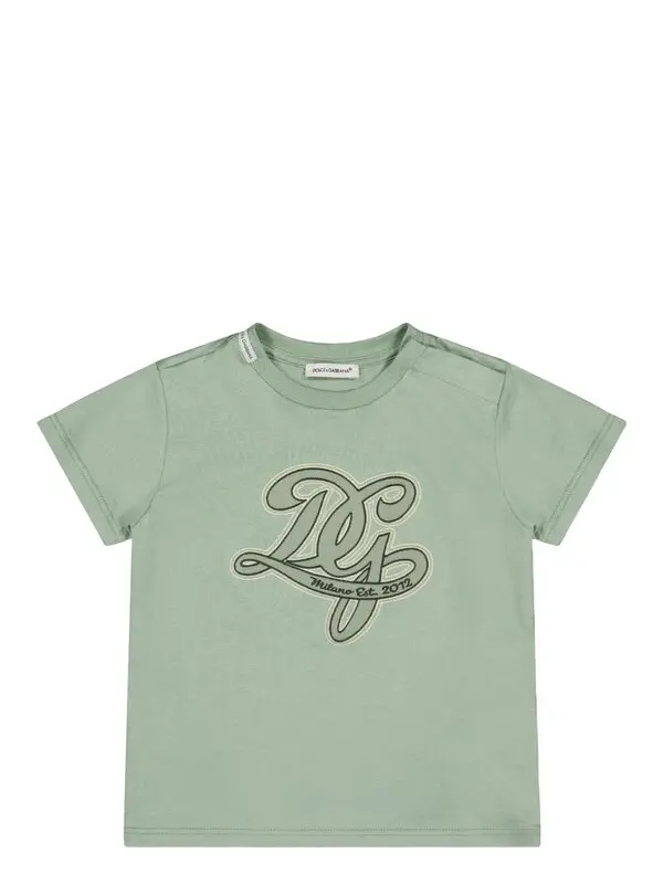 Dolce & Gabbana Classic Crewneck Short-sleeve T-shirt - Gray