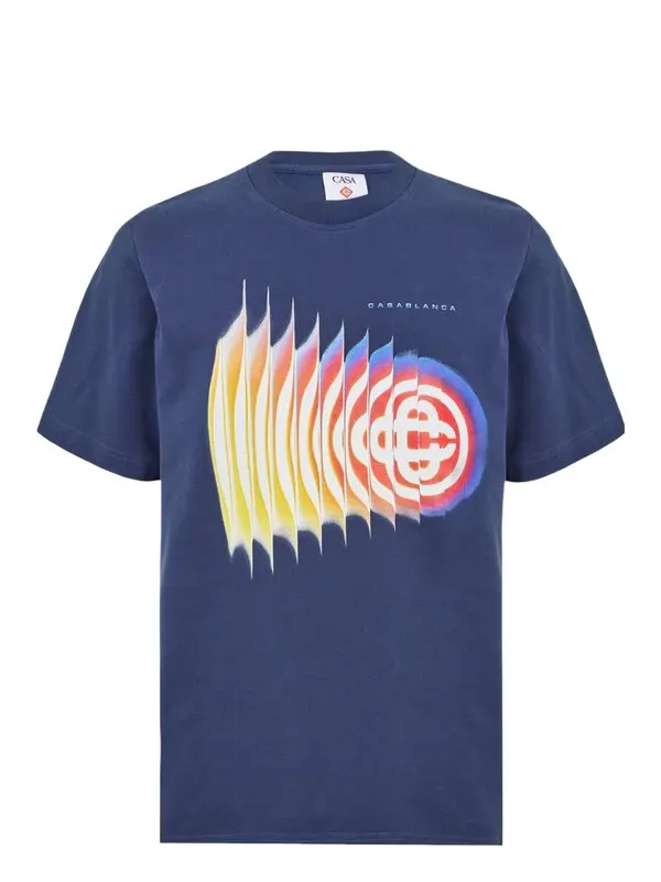 Casablanca Printed T-shirt - Blue