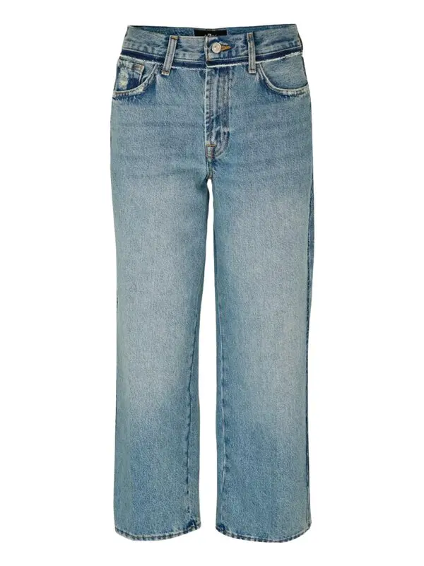 7 For All Mankind Straight Leg Jeans - Blue