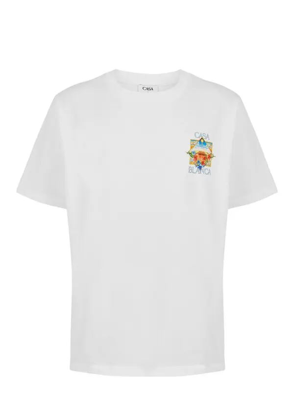 Casablanca Printed T-shirt - White