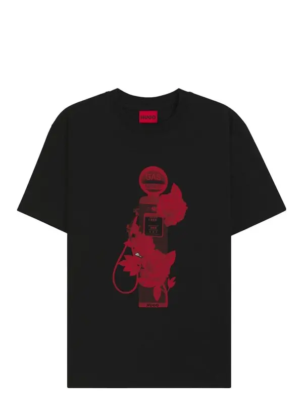 Hugo Boss Printed Short-sleeved T-shirt - Black