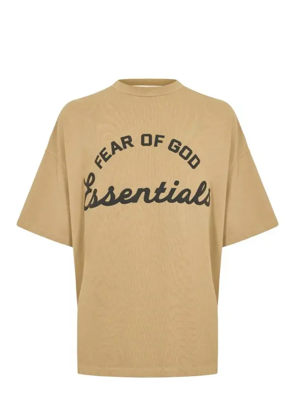 Fear Of God Logo Loose T-shirt - Nude