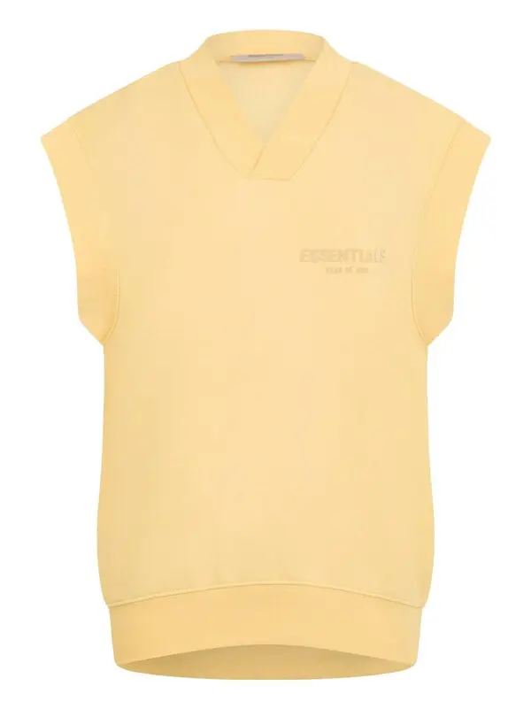 Fear Of God Sleeveless V-neck Vest - Nude