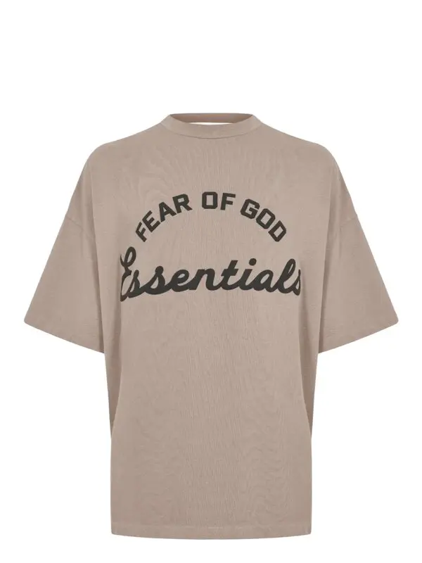 Fear Of God Logo Loose T-shirt - Nude