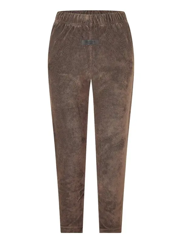 Fear Of God Logo Detail Sweatpants - Brown