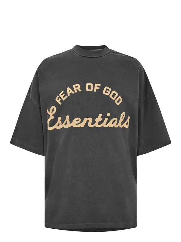 Fear Of God Logo Loose T-shirt - Black