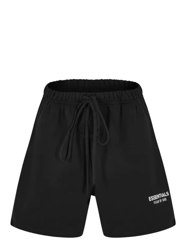 Fear Of God Logo Detail Drawstring Shorts - Black