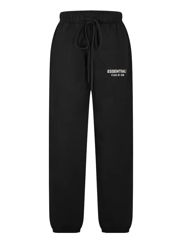Fear Of God Logo Detail Drawstring Sweatpants - Black