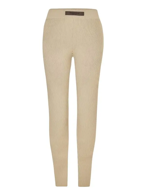 Fear Of God Slim Fit Ribbed Sports Pants - Nude