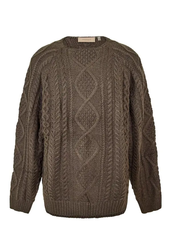 Fear Of God Cable Knit Sweater - Brown