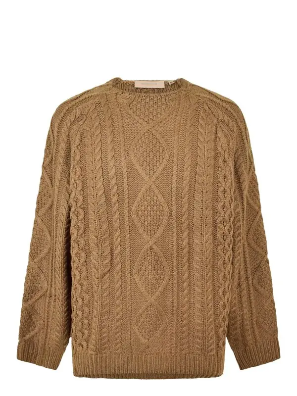 Fear Of God Cable Knit Sweater - Brown