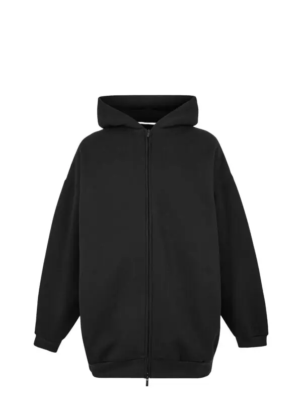 Fear Of God Zippered Hoodie - Black